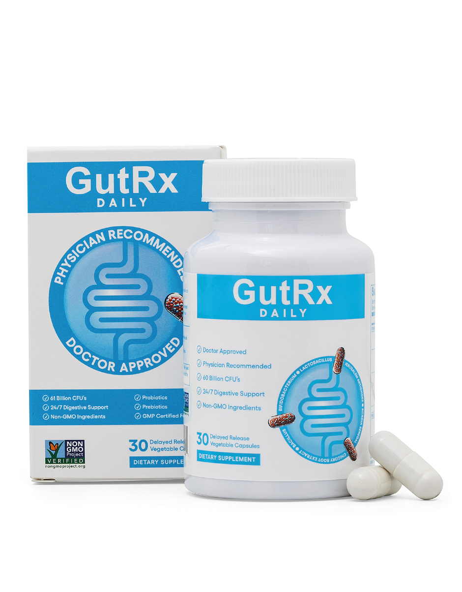 GutRx® Probiotic Supplements for Gut Health & Immunity