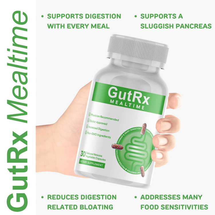 GutRx® Probiotic Supplements for Gut Health & Immunity